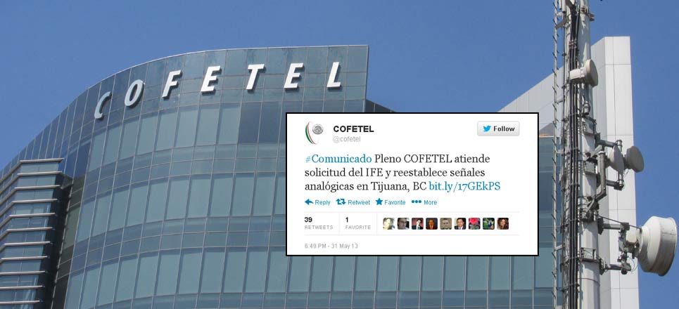 Cofetel suspende 'apagón analógico' de TV en Tijuana | Aristegui Noticias
