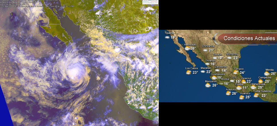 Tormenta Erick provocará lluvias en BC Sur, Sinaloa, Nayarit y Jalisco ...