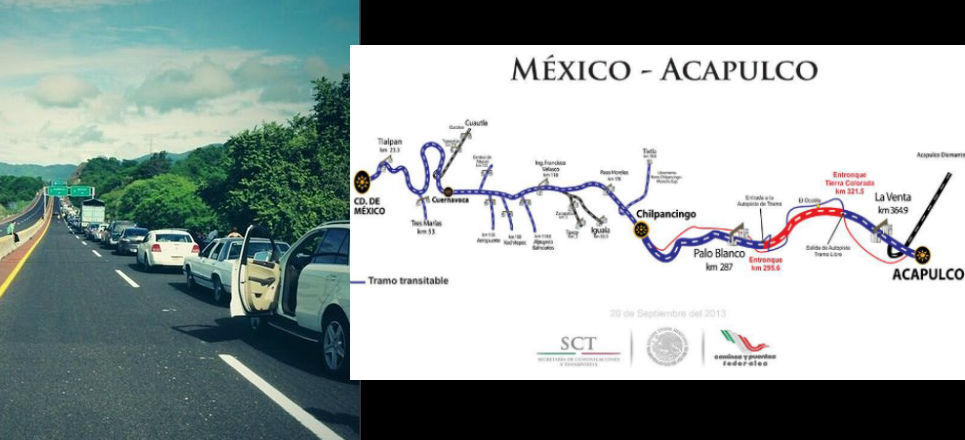 Reabren Autopista del Sol; inicia regreso de autos desde Acapulco ...