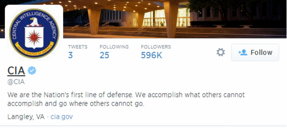 Estrena CIA su cuenta de Twitter | Aristegui Noticias