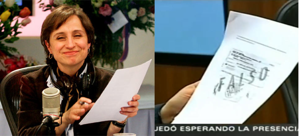Video: Y ahora... un cheque falso para Aristegui | Aristegui Noticias