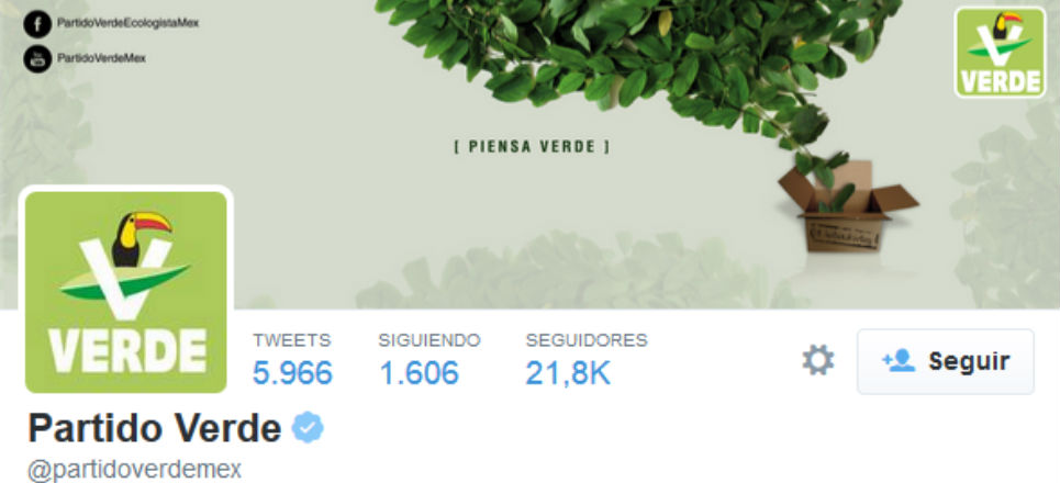 Multan ahora al Partido Verde por propaganda electoral en Twitter ...