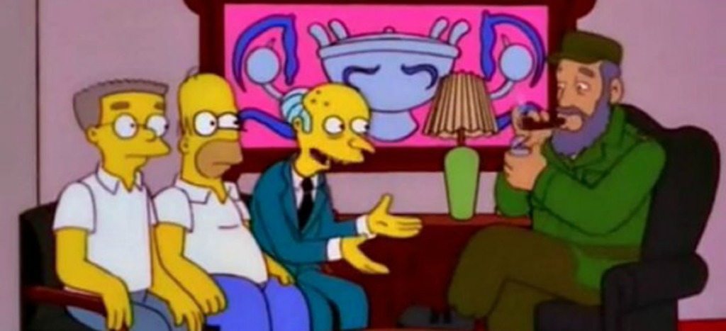 Cuando Fidel Castro apareció en Los Simpson y South Park (Videos ...