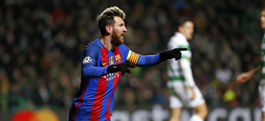 Festejan Lionel Messi y Barcelona en el Celtic Park de Glasgow ...