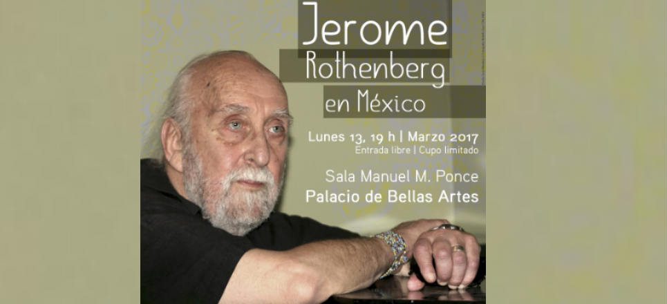 La poesía de Jerome Rothenberg en el Palacio de Bellas Artes ...