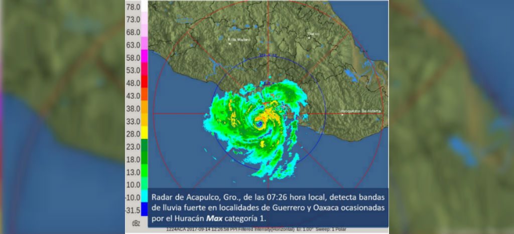 Huracán Max no tiene espacio para crecer, pero dejará lluvias en Oaxaca ...
