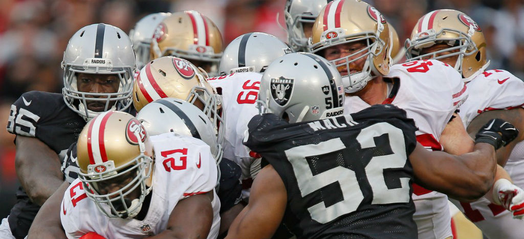 NFL: Exponen Raiders y 49's el orgullo en la "Batalla de la Bahía ...