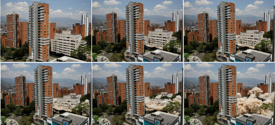 Derrumban edificio Mónaco, símbolo del narco y exfortaleza de Pablo ...