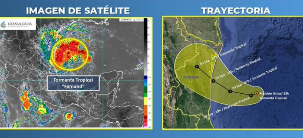Alerta máxima en Tamaulipas por tormenta 'Fernand' | Aristegui Noticias