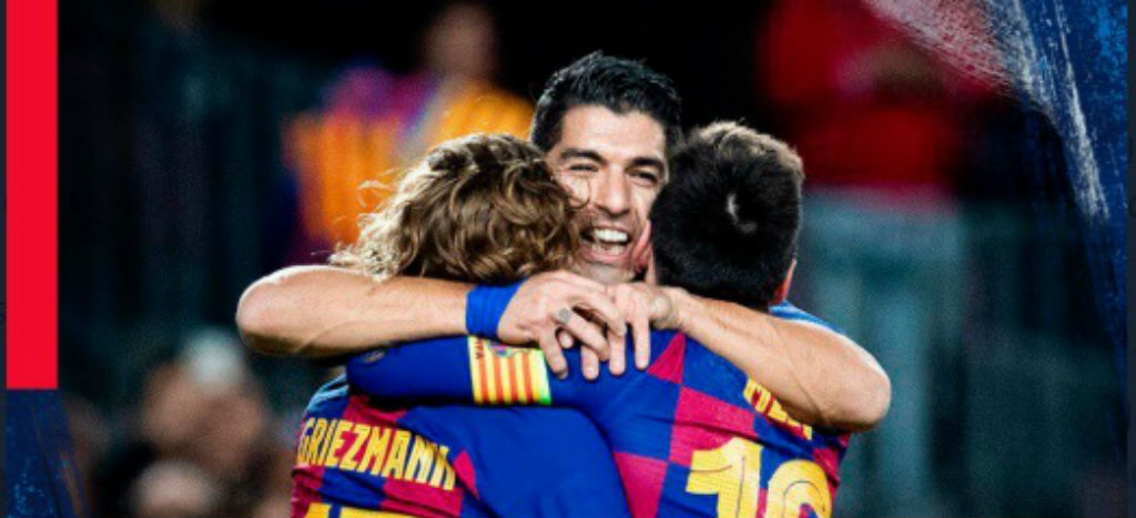 Champions League: Aparece el triplete ofensivo del Barcelona | Video ...