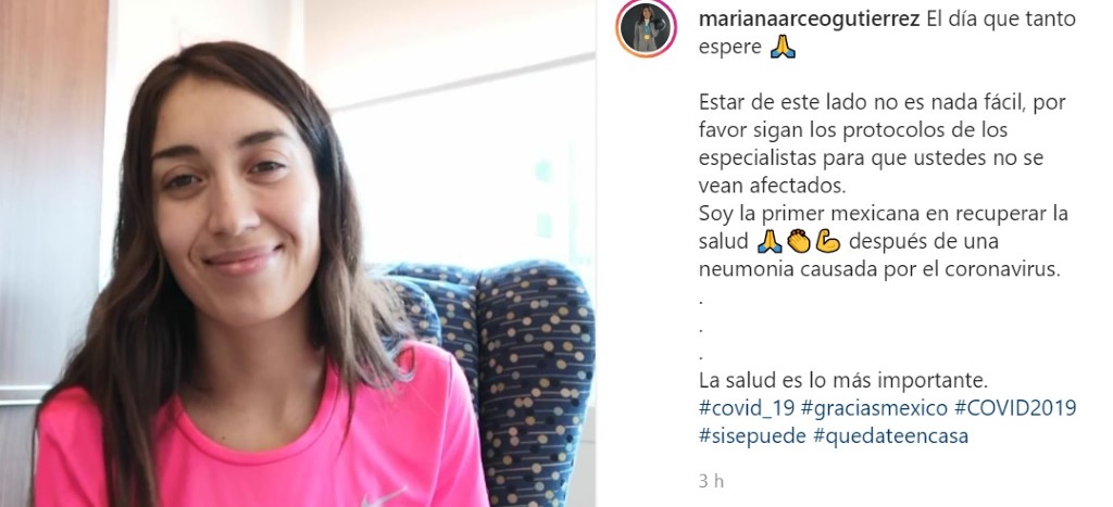 Dan de alta a Mariana Arceo, tras superar el Covid-19 | Video ...
