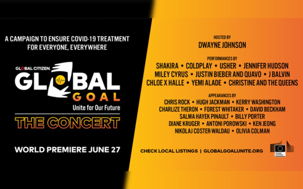 Global Goal: Unen voces para recaudar fondos por Covid-19 | Aristegui ...