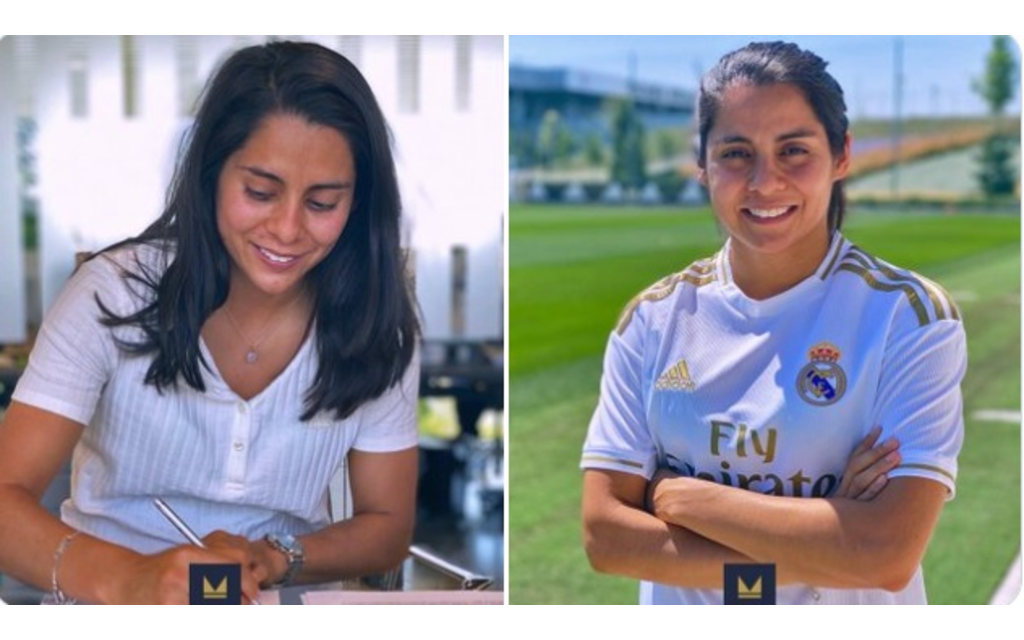 Kenti Robles es la primera jugadora mexicana en el Real Madrid | Video ...