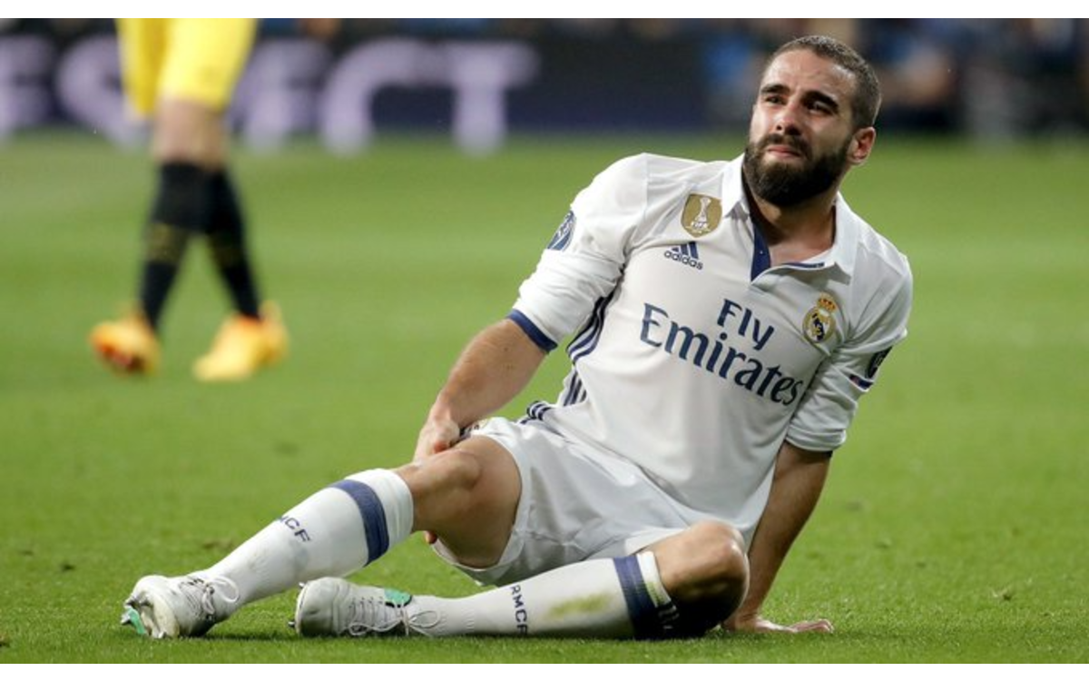 Baja nueva lesión a Dani Carvajal del avión a Londres | Video ...