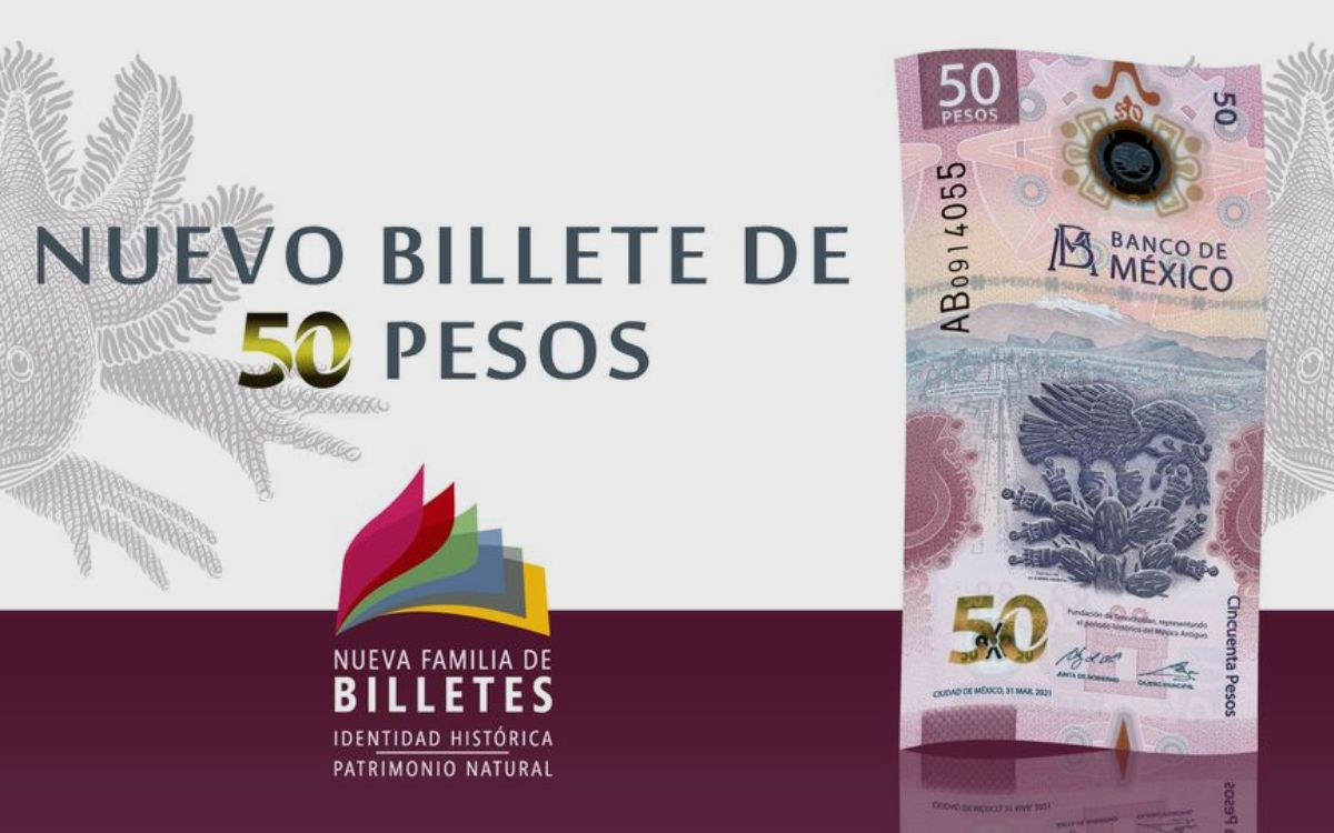 Nuevo billete de 50 pesos: conoce sus nuevas imágenes y medidas contra ...