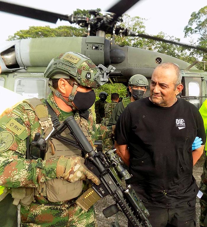 Capturan a 'Otoniel', principal narcotraficante de Colombia y líder del ...