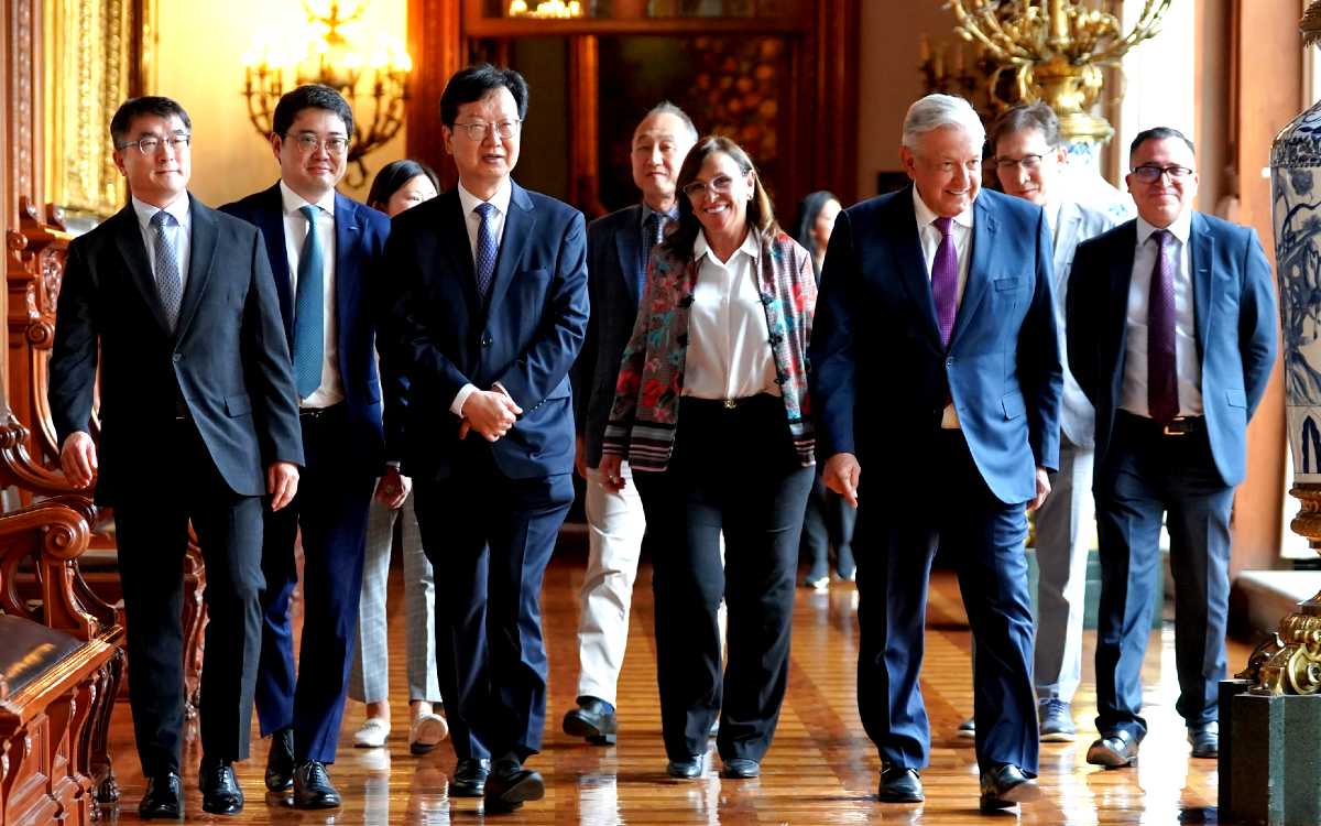 AMLO se reúne con directiva de Samsung; 'han cumplido en Dos Bocas ...