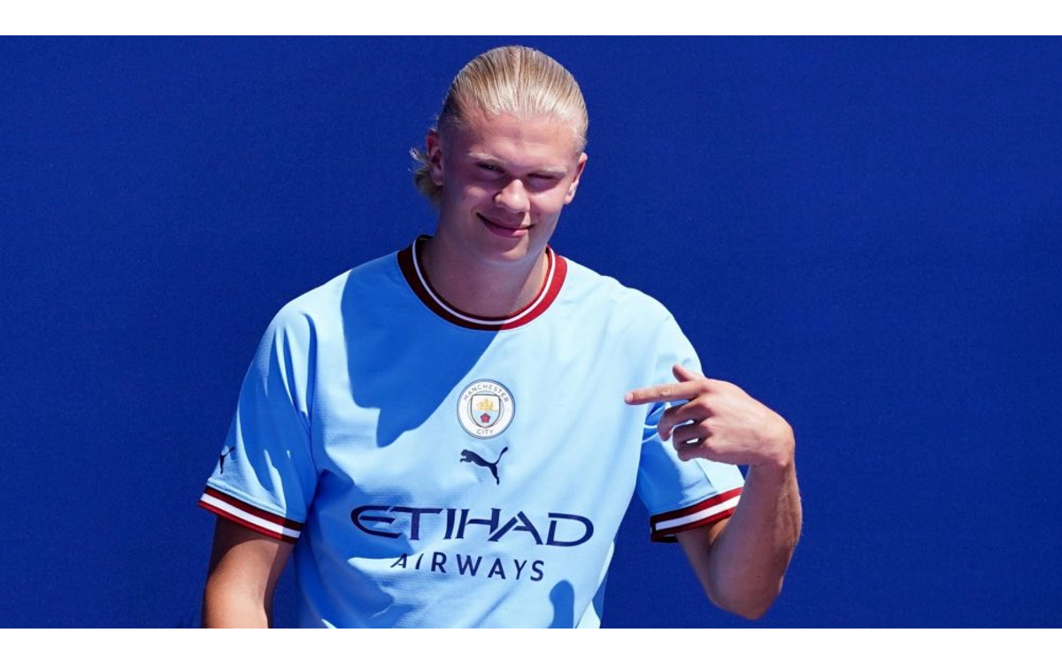 Así fue el primer gol de Earling Haaland con Manchester City | Video ...