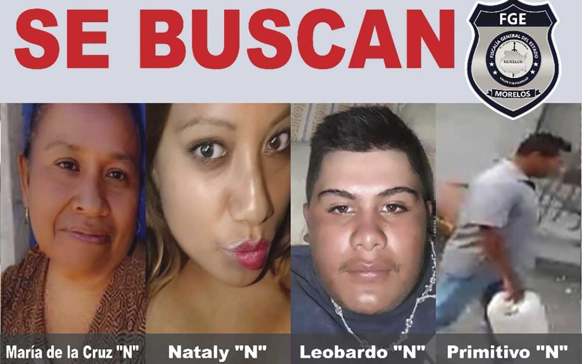 Morelos Emiten Ficha De Búsqueda De Presuntos Responsables De Quemar