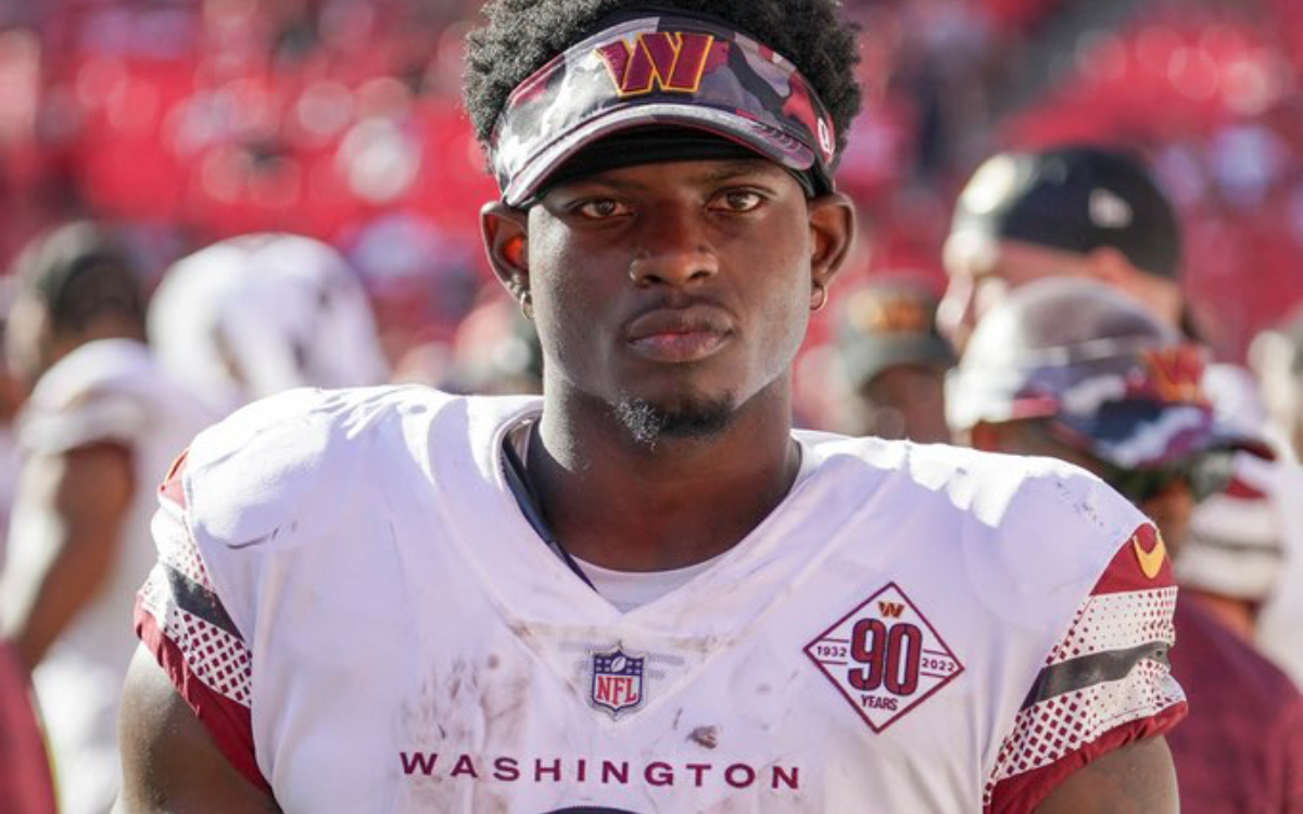 NFL: Brian Robinson, novato de Washington, víctima de múltiples ...