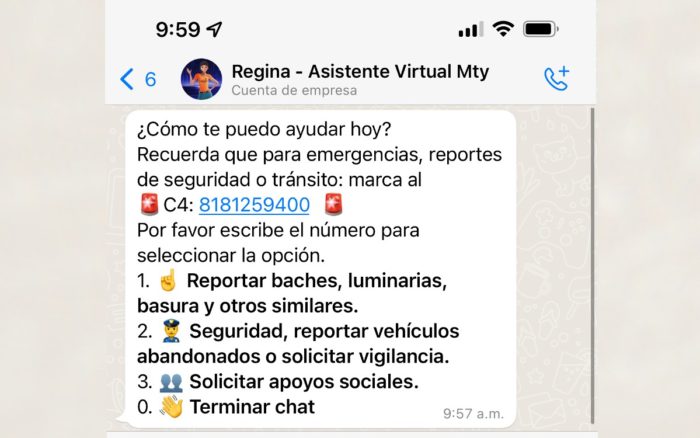 Colosio presenta a 'Regina', la nueva asistente virtual de Monterrey ... Colosio presenta a 'Regina', la nueva asistente virtual de Monterrey ...