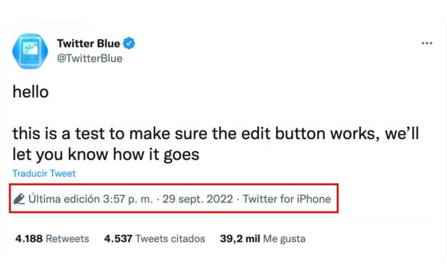 Twitter publica su primer tuit 'editado' | Aristegui Noticias
