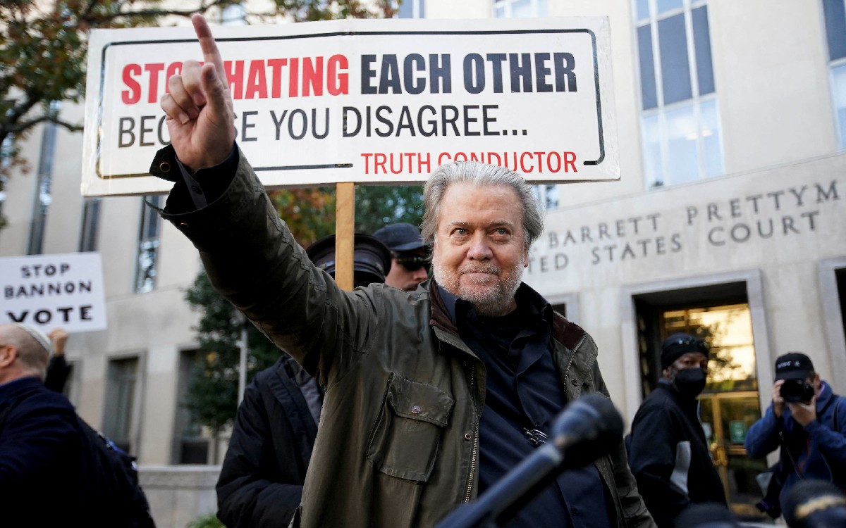 Steve Bannon, exasesor de Trump, es condenado a cuatro meses en prisión ...