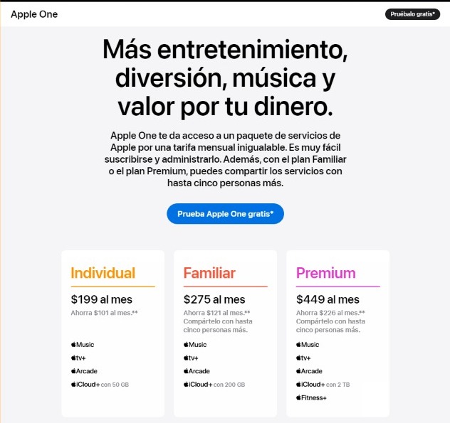 Apple aumenta precios en sus servicios; estas son las nuevas tarifas ...