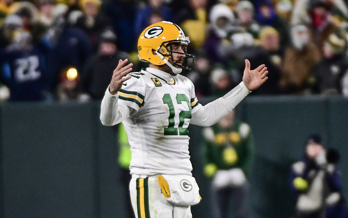 NFL: Aaron Rodgers confirma que ha jugado con el pulgar de la mano de ...