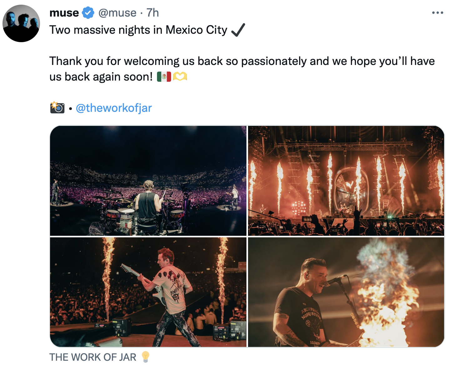 Me encanta esta ciudad tan bellísima!”, vocalista de Muse agradece a ...