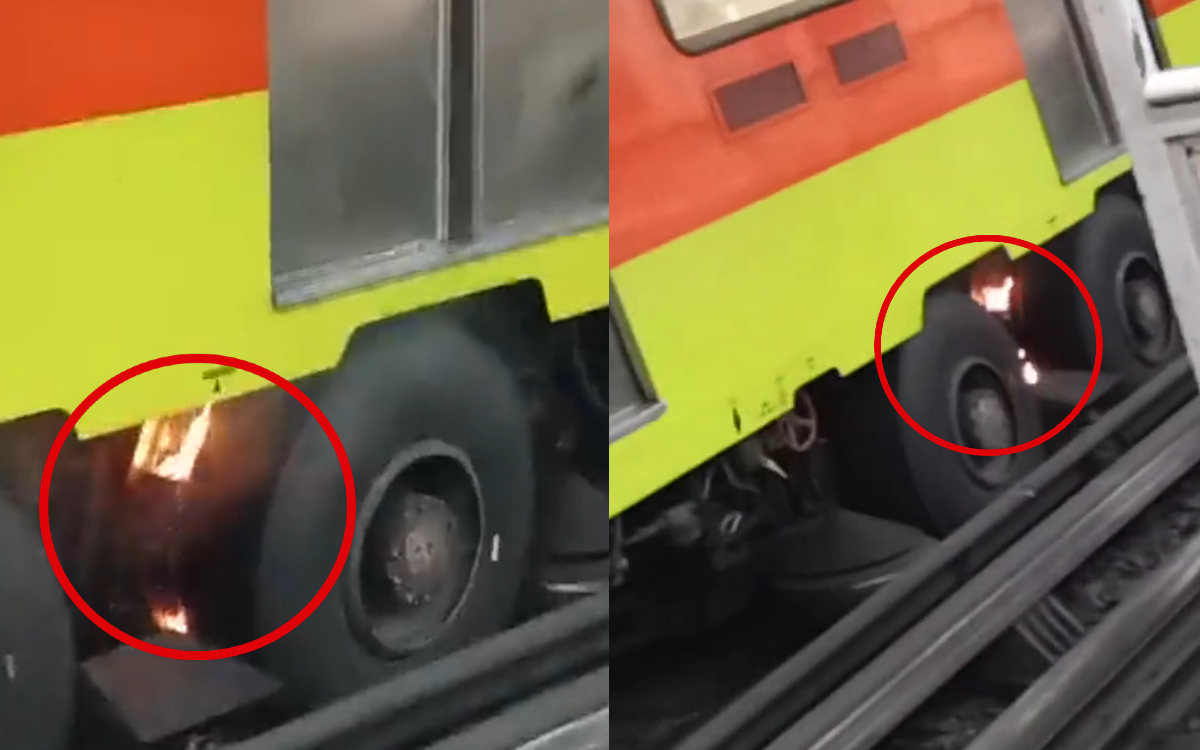Ahora se registra incendio en tren de la Línea 3 del Metro CDMX | Video | Aristegui Noticias