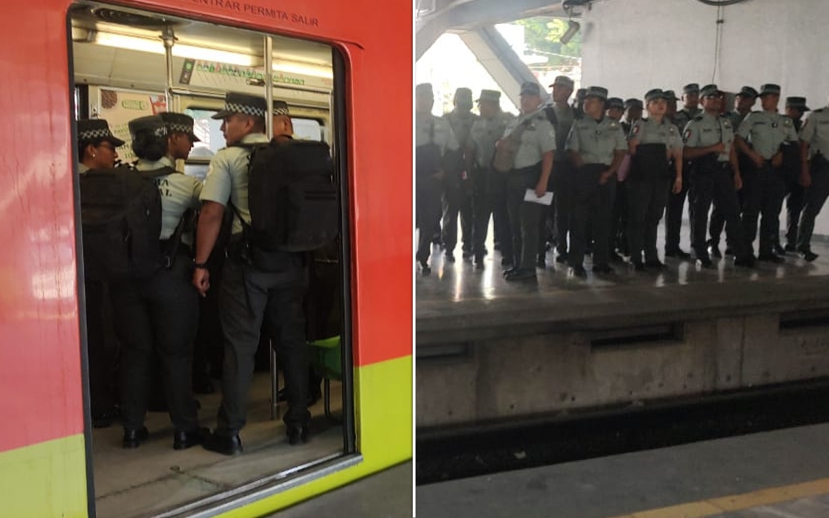 Llega Guardia Nacional Al Metro De Cdmx Fotos Aristegui Noticias