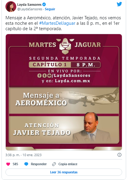 Layda Sansores desmiente autenticidad de chats publicados por Proceso | Aristegui Noticias