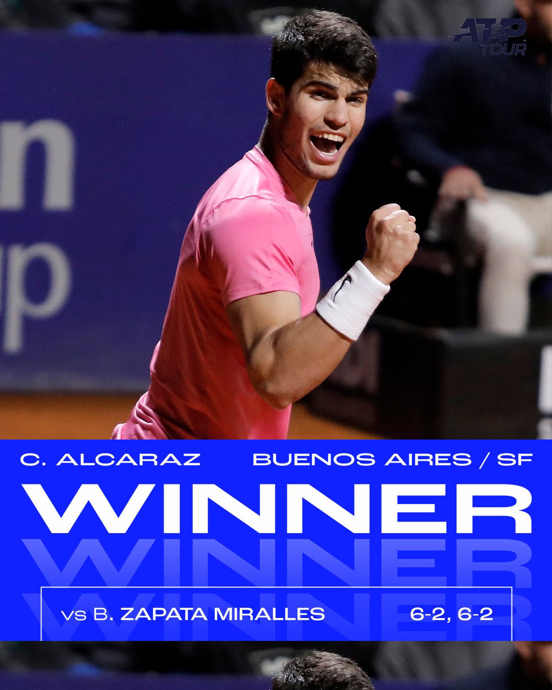 Tenis: Carlos Alcaraz, a un paso de su primer título del 2023 | Aristegui Noticias