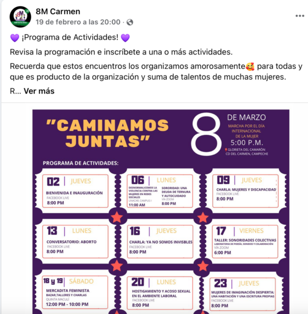 Marchas 8M: conoce la convocatoria de tu estado | Aristegui Noticias