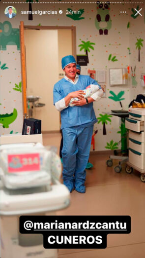 Nació Mariel, la hija de Mariana Rodriguez y Samuel García | Aristegui Noticias