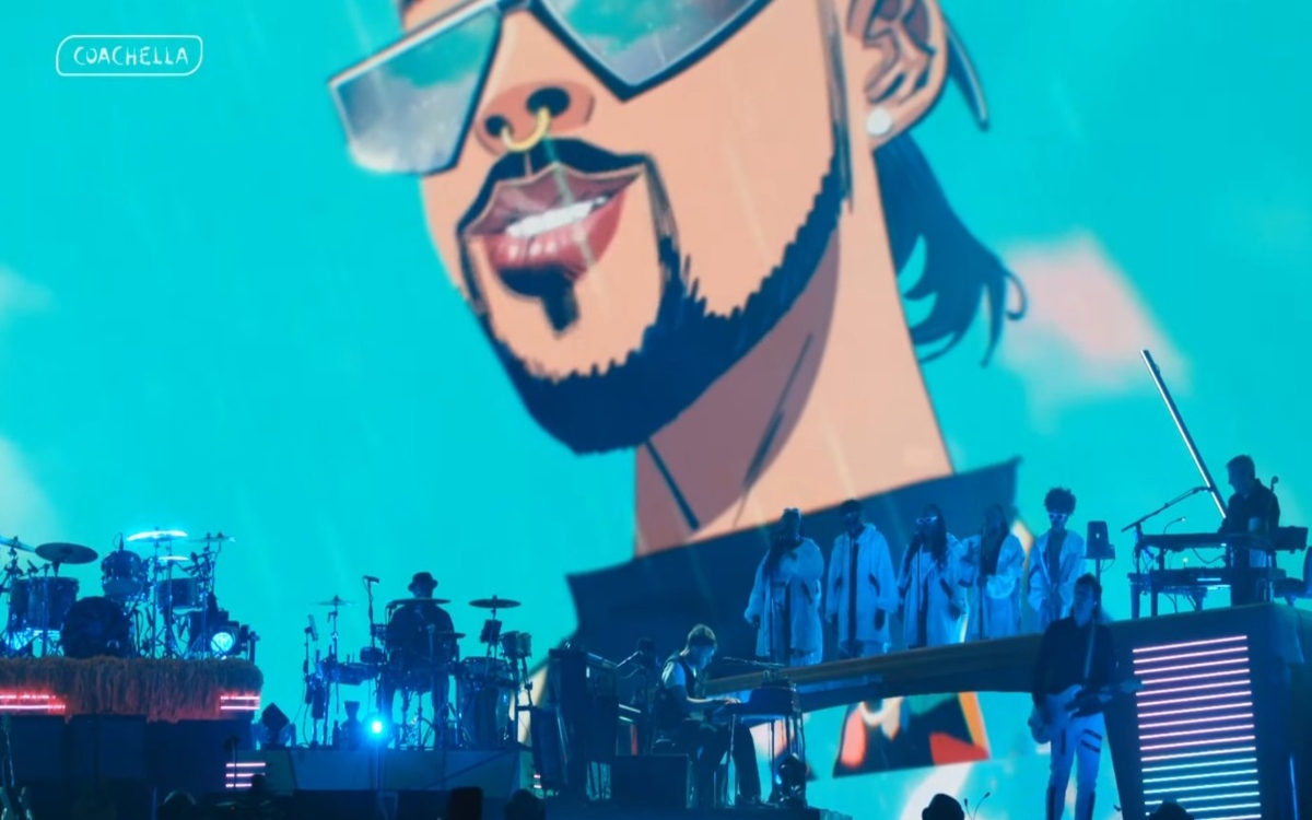 Gorillaz presentó 'Tormenta' ft. Bad Bunny en Coachella | Aristegui Noticias