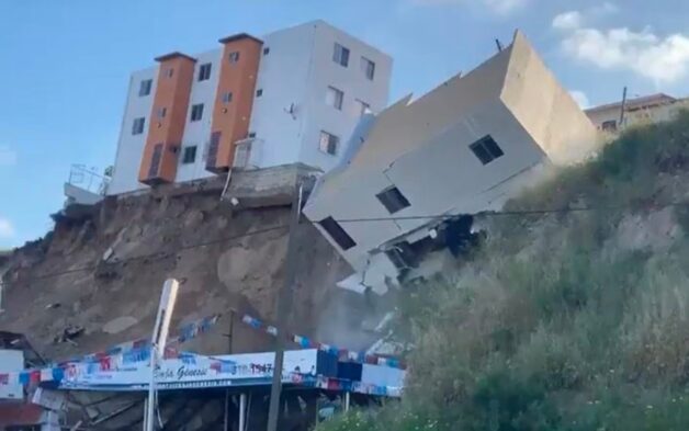 Colapsa segundo edificio en Tijuana | Video | Aristegui Noticias