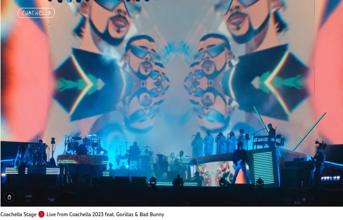 Gorillaz presentó 'Tormenta' ft. Bad Bunny en Coachella | Aristegui Noticias