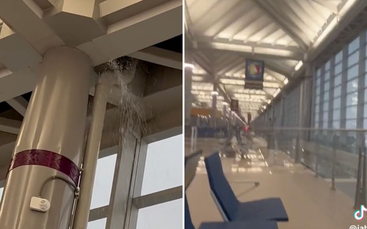 Difunden video de gotera en el AIFA | Aristegui Noticias