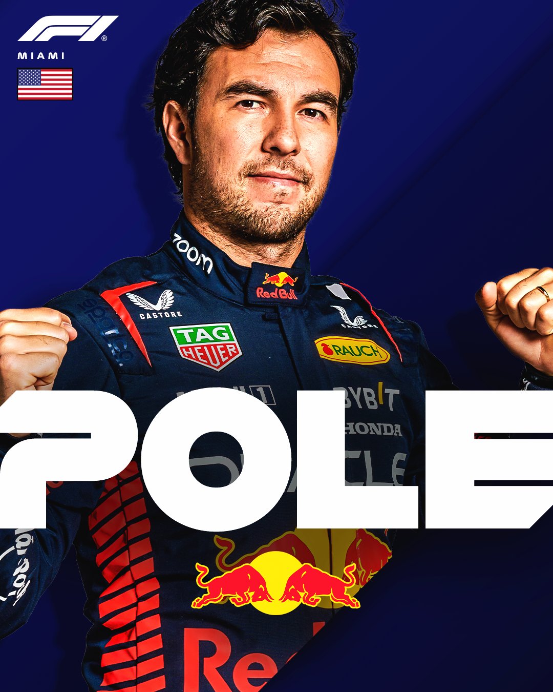 F1: Checo Pérez se lleva la pole del Gran Premio de Miami | Aristegui ...