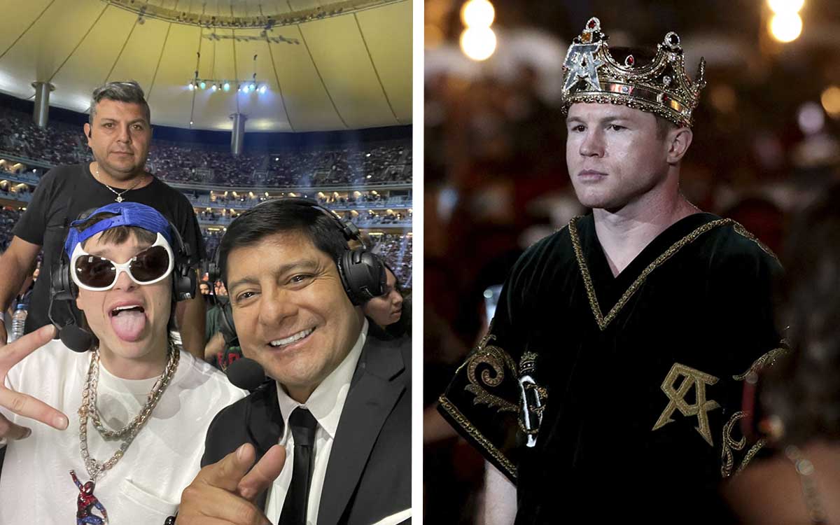 The featherweight made his debut as a commentator in the Canelo fight ...