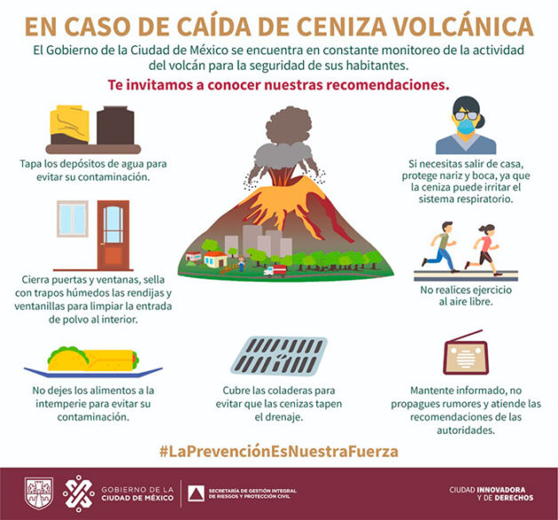 Popocatépetl | ¿Qué debes hacer en caso de caída de ceniza? | Aristegui ...