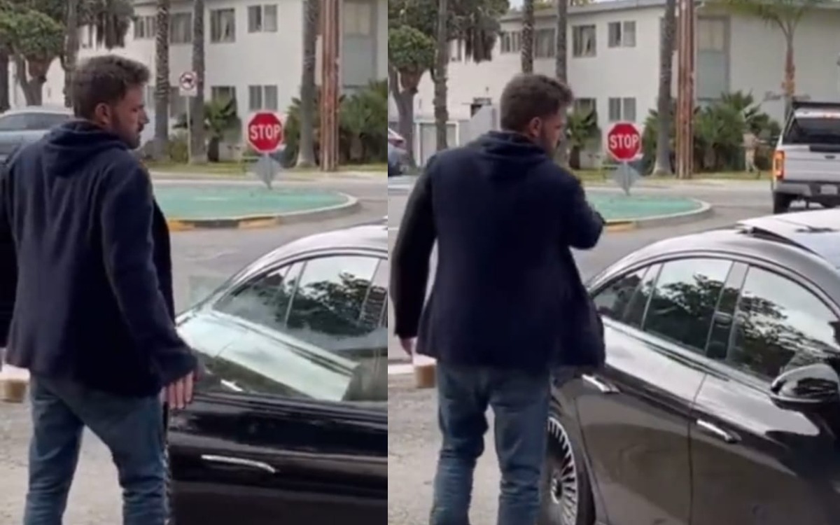 Video | ¿Problemas en el paraíso? Captan a Ben Affleck azotar la puerta ...