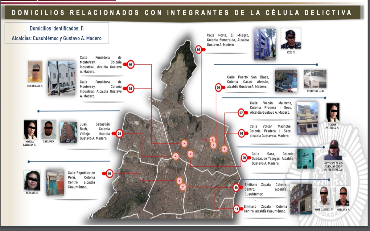 Hija y nieto de "Ma Baker" dirigían célula de narcomenudeo y extorsión: García Harfuch ...