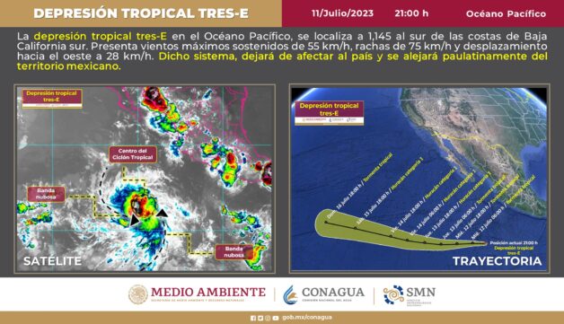 Ciclón 'Calvin' evolucionaría a tormenta tropical en el océano Pacífico | Aristegui Noticias