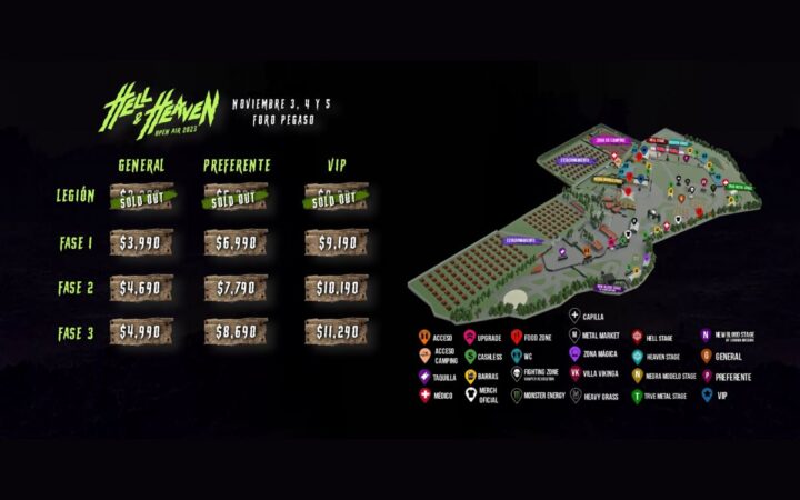 Revelan cartel oficial del Hell & Heaven 2023: Muse, Slipknot y Guns N' Roses encabezan ...