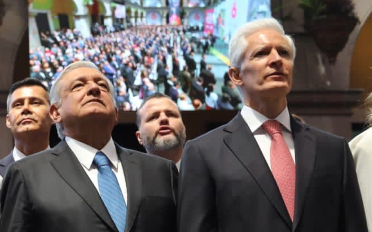 AMLO reconoce a Del Mazo, habla de su futuro y lo abraza en Toluca ...