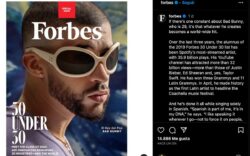 Forbes llama 'Rey del Pop' a Bad Bunny y se desata la polémica | Aristegui Noticias