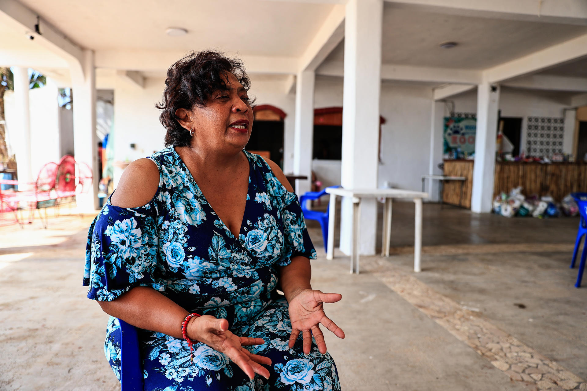 Desolación en las playas de Acapulco por el escaso turismo tras el ...